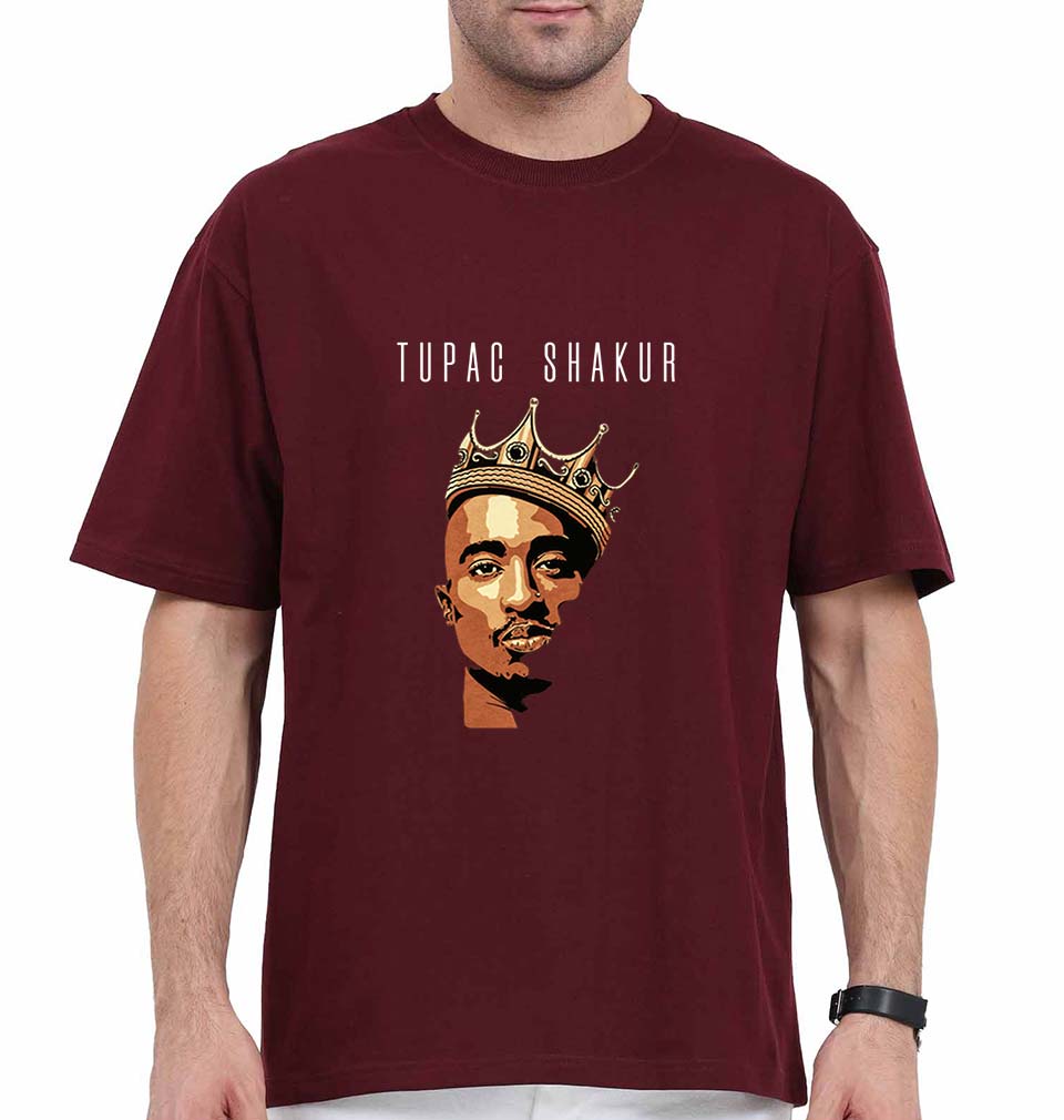 2Pac Tupac Oversized T-Shirt for Men Online In India – Ektarfa.online